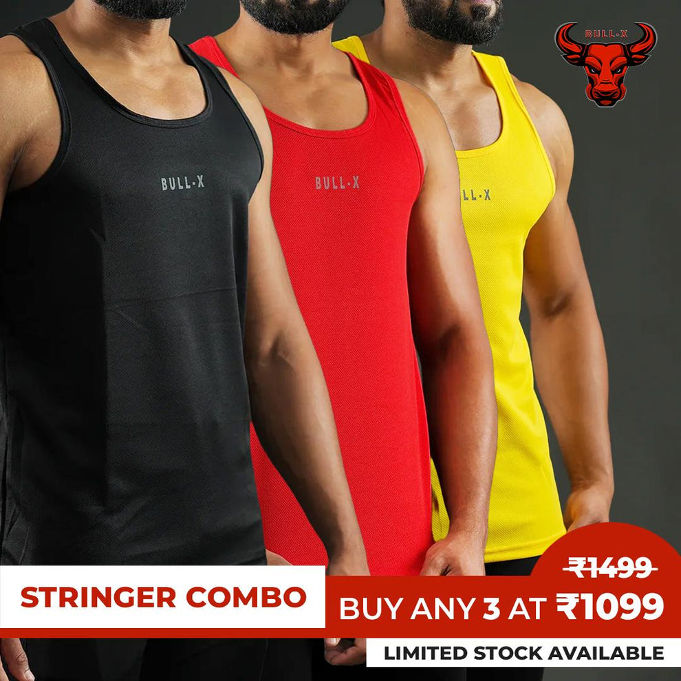 DRI-FIT STRINGER COMBO PACK OF 3 – BULL-X